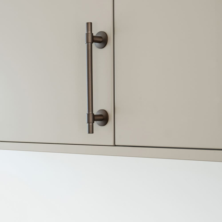 Greb Uniform - 128mm - Brunet Messing | Beslagonline.dk