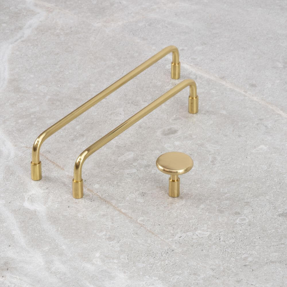 Greb Spira - Poleret Messing | Beslagonline.dk